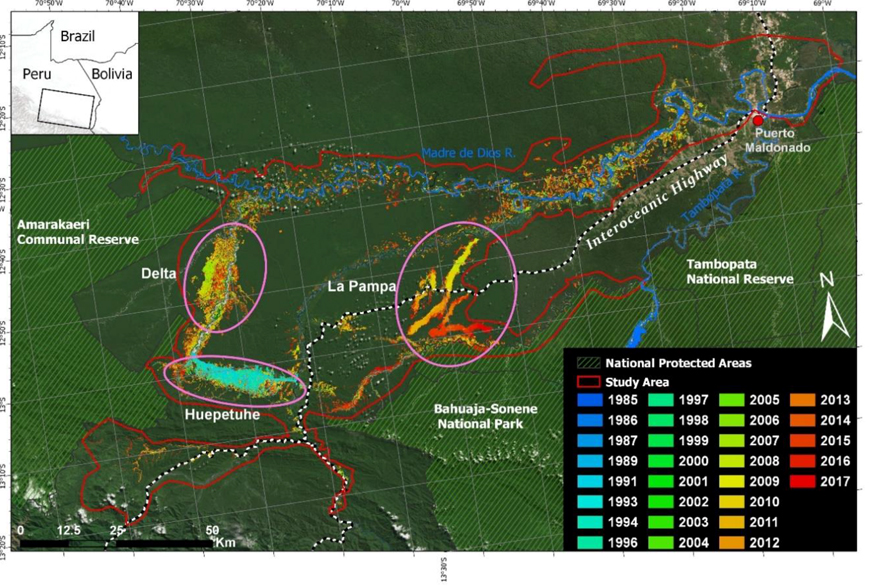 Deforestation and Forest Degradation Due to Gold Mining in the Peruvian ...
